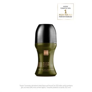 Black Suede Real Roll-On Deodorant 50ml
