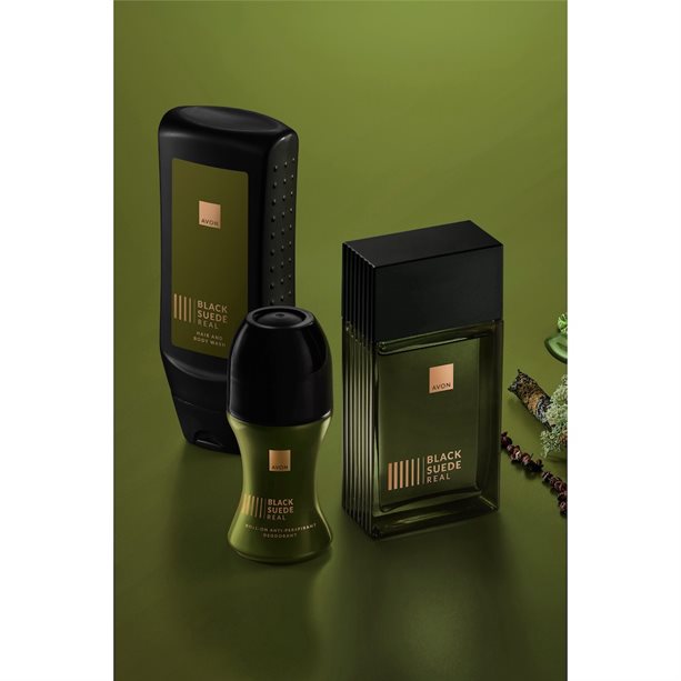 Black Suede Real Roll-On Deodorant 50ml