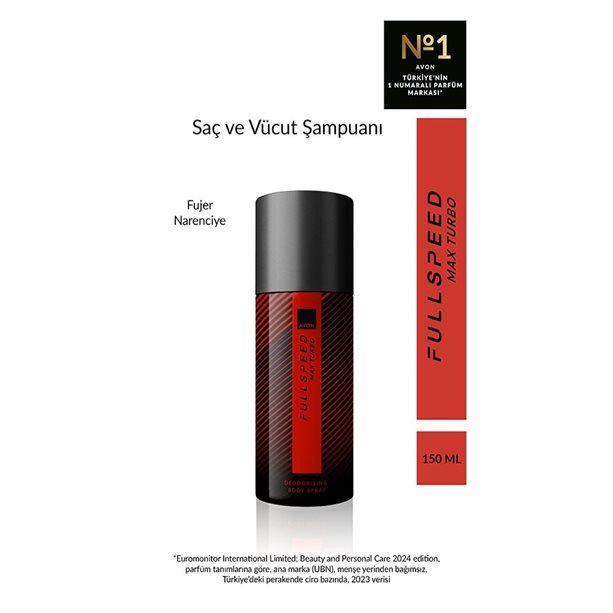 Avon Full Speed Max Turbo Sprey Deodorant