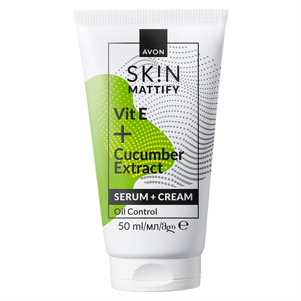 AVON SK!N Mat Görünüm Veren Serum + Krem 50ml